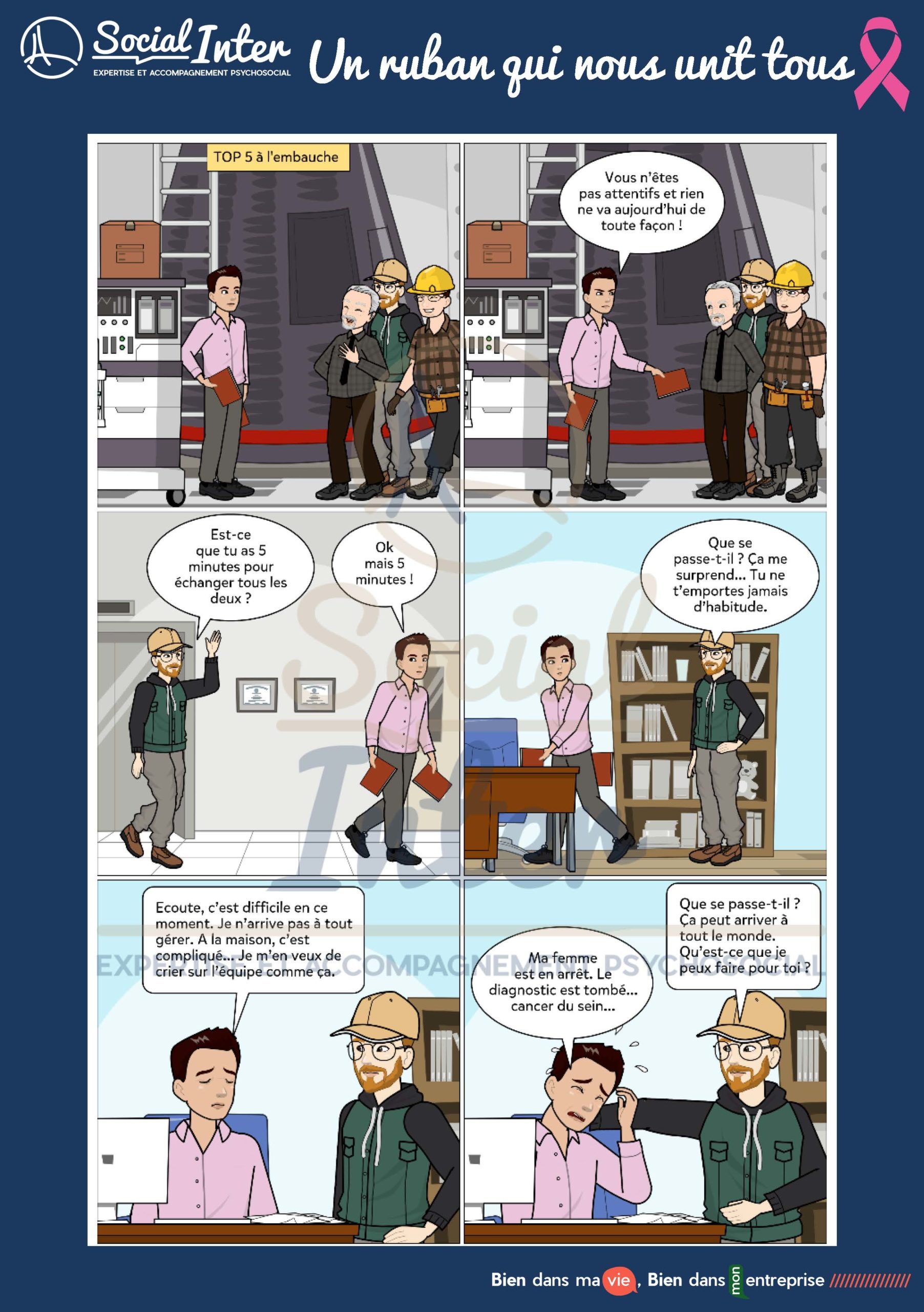 Bande Dessinée du mois : Octobre Rose - Social Inter